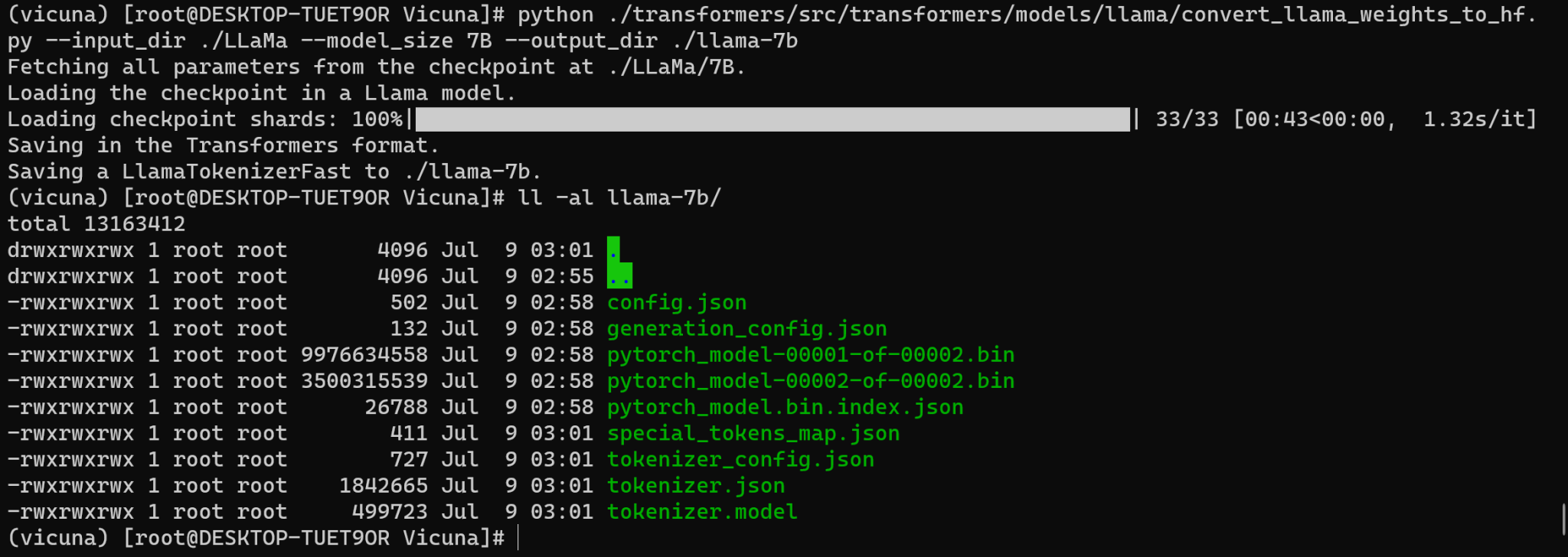 Windows · Linux 部署 Vicuna – 技术博客
